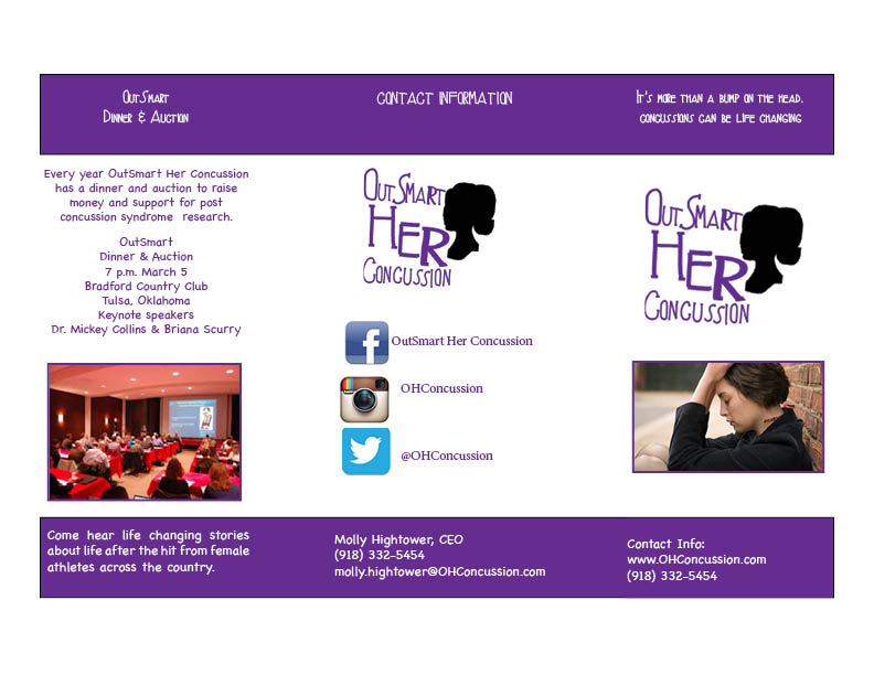 OutSmart Her Concussion – Nonprofit organization | Molly E. Hightower